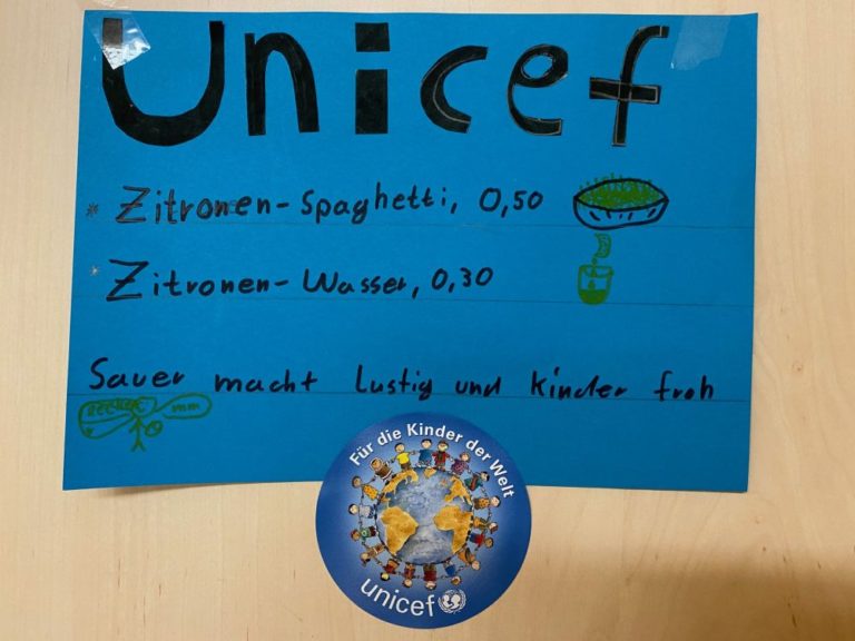 „Sauer macht lustig und Kinder froh“ – Kiosk für UNICEF ...